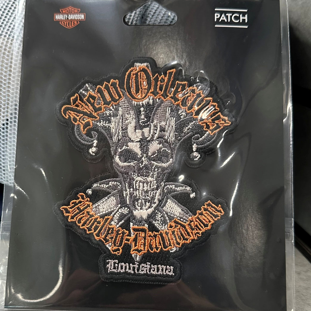 New Orleans H-D Jester Patch — New Orleans Harley-Davidson